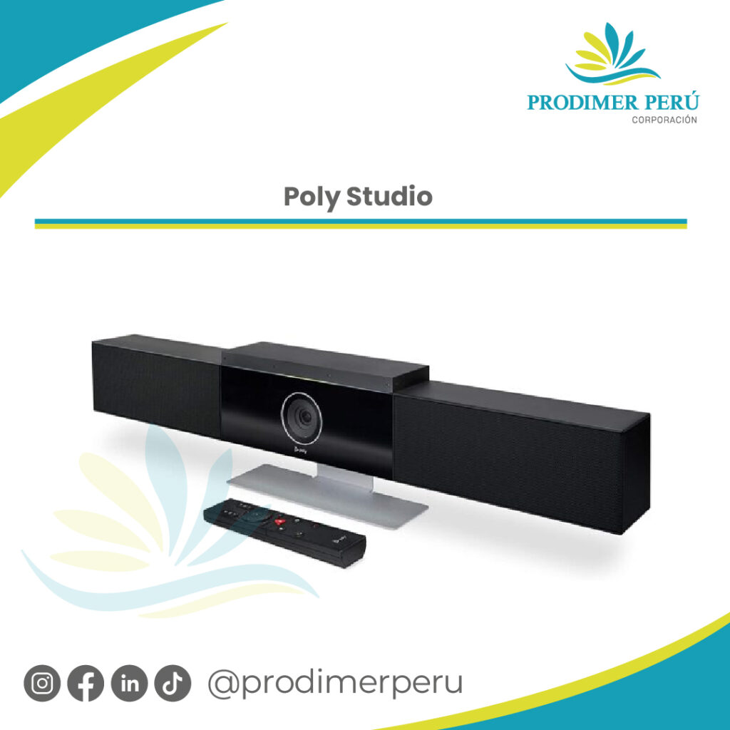 Poly Studio – Barra de sonido para vídeo – Certificado por Zoom, Certificado para Equipos de ...