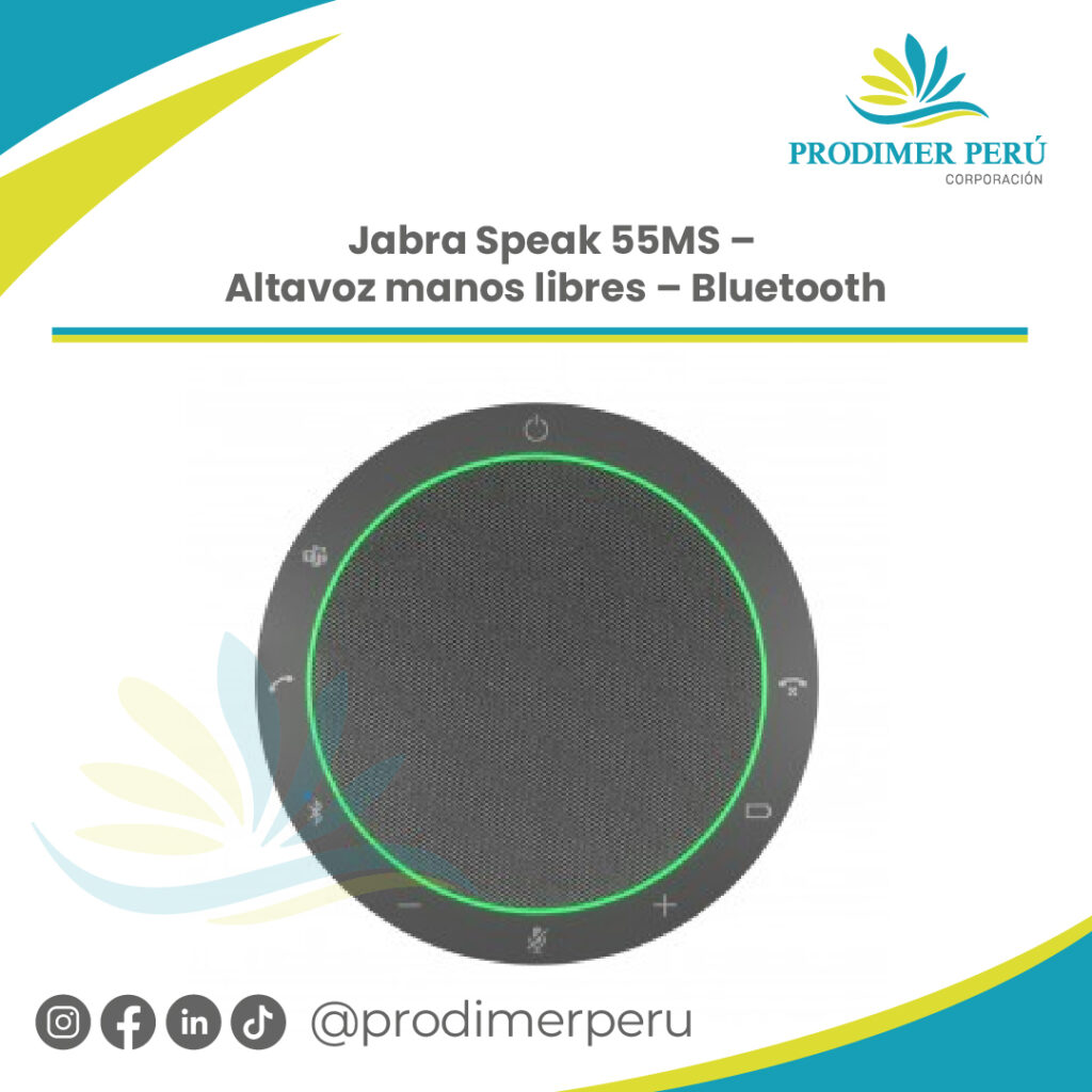 Jabra Speak2 55MS – Altavoz manos libres – Bluetooth – PRODIMER PERÚ
