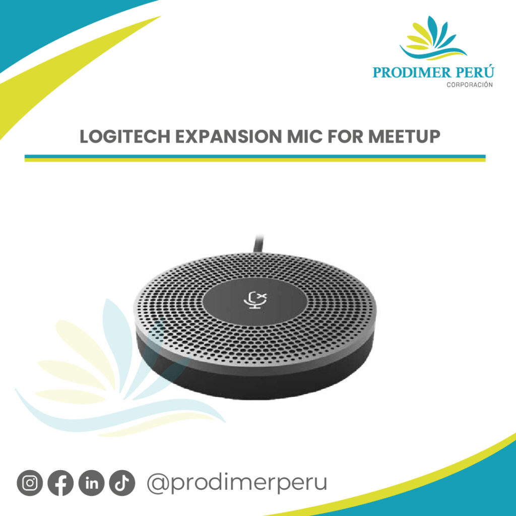 MICROFONO LOGITECH EXPANSION MIC FOR MEETUP – PRODIMER PERÚ