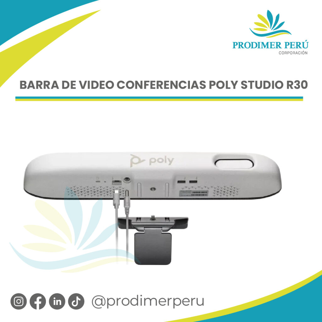 BARRA DE VIDEO CONFERENCIAS POLY STUDIO R30 – PRODIMER PERÚ
