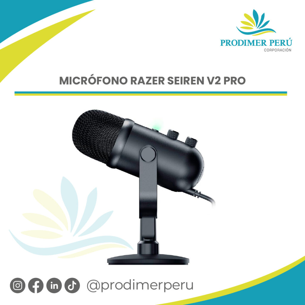 MICRÓFONO RAZER SEIREN V2 PRO – PRODIMER PERÚ