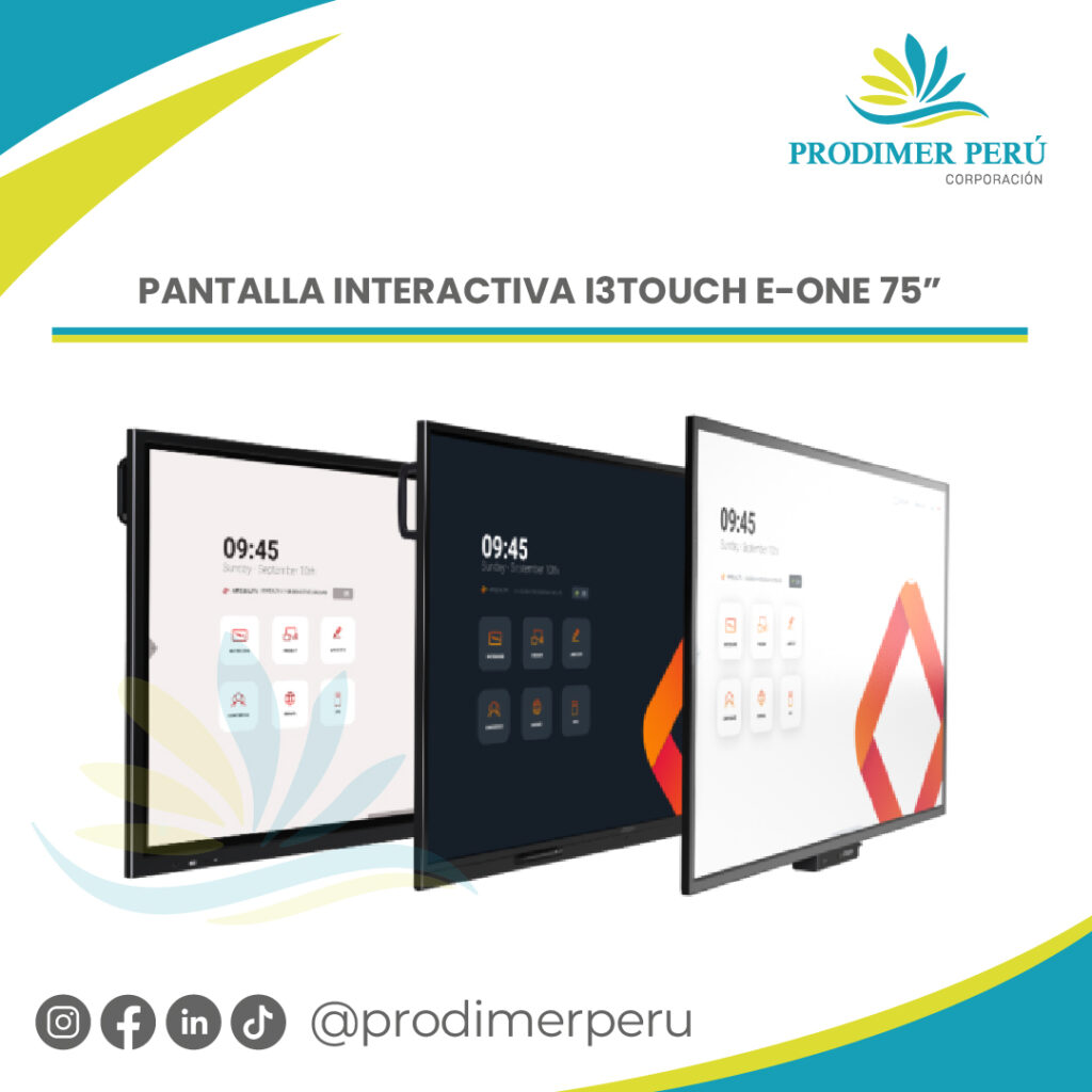 Pantallas interactivas – PRODIMER PERÚ