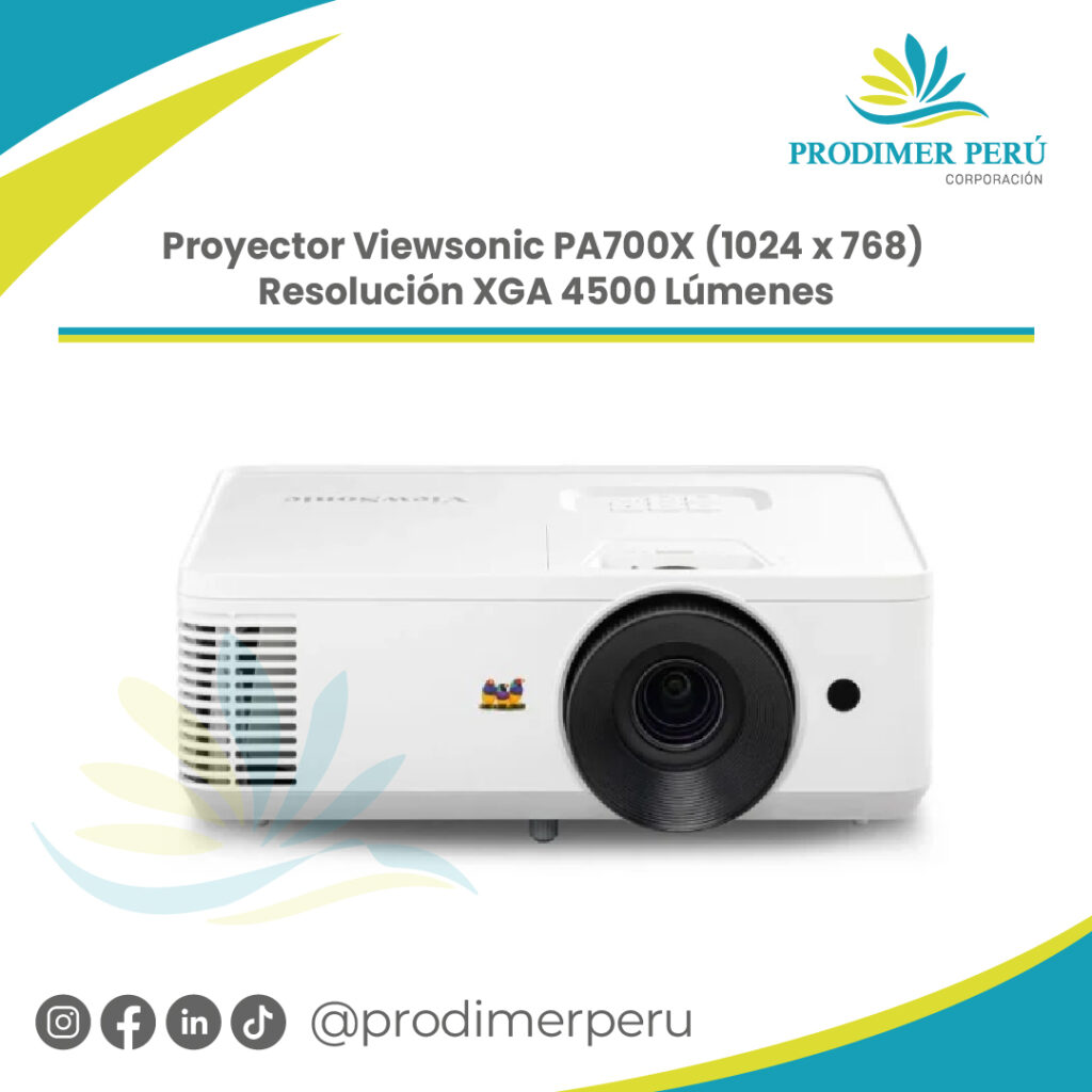 Proyector Viewsonic PA700X (1024 x 768) Resolución XGA 4500 Lúmenes ...