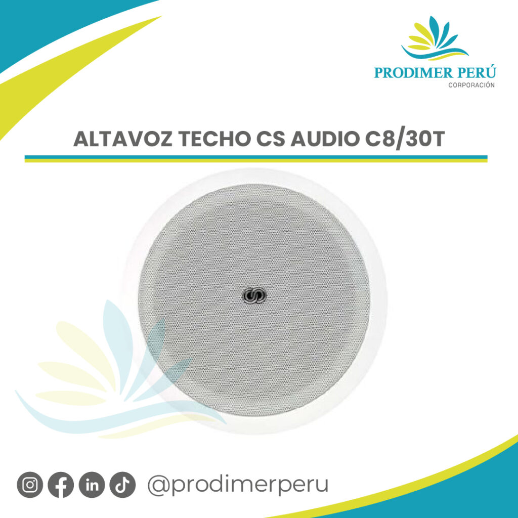ALTAVOZ TECHO CS AUDIO C8/30T – PRODIMER PERÚ