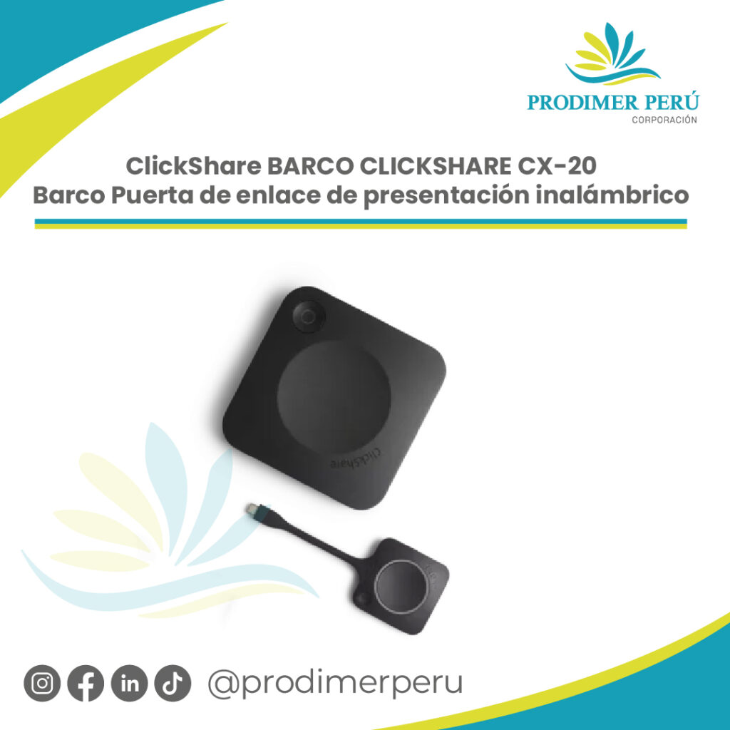 ClickShare BARCO CLICKSHARE CX-20 Barco Puerta de enlace de ...