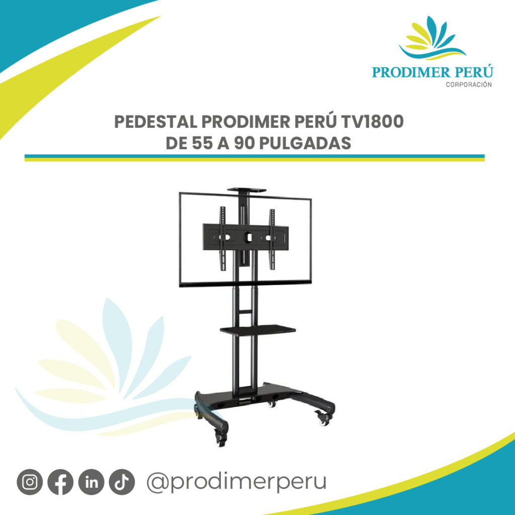 PEDESTAL MOVIL PARA TV TV1800 55″a 80″ – PRODIMER PERÚ