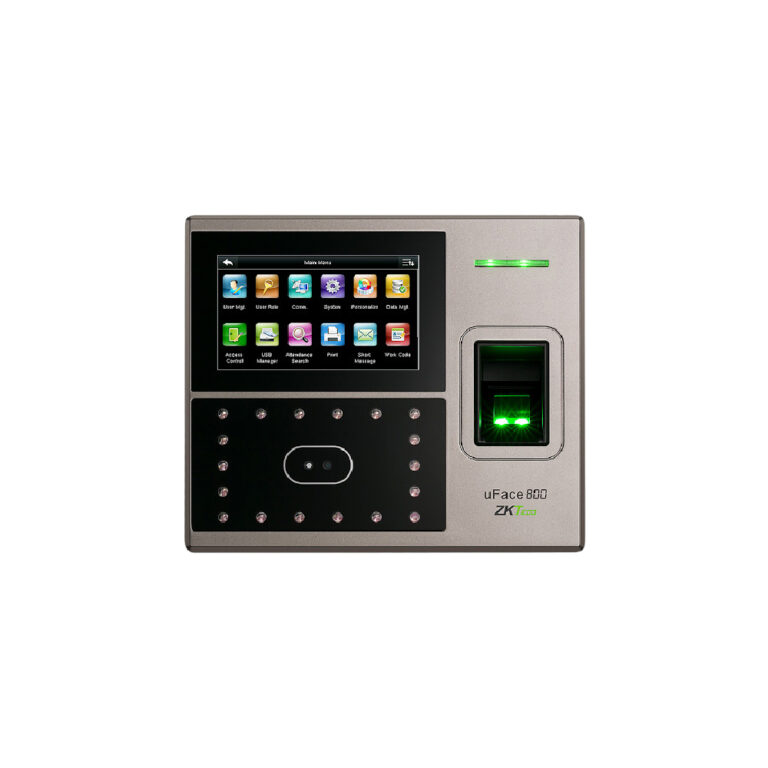 ZKTECO UFACE800 PLUS Control de asistencia y acceso rostro huella palma ...